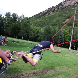 Human Slingshot | Water Zorb